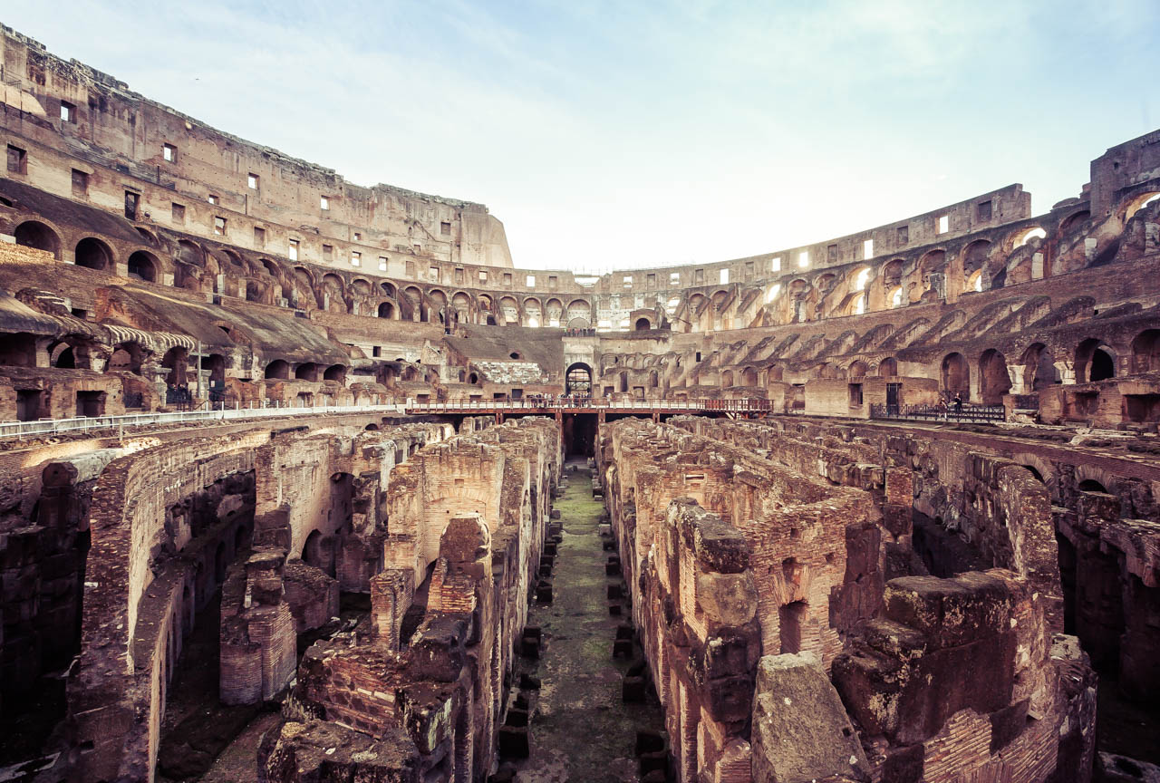 Under the Colosseum - Battered LuggageBattered Luggage